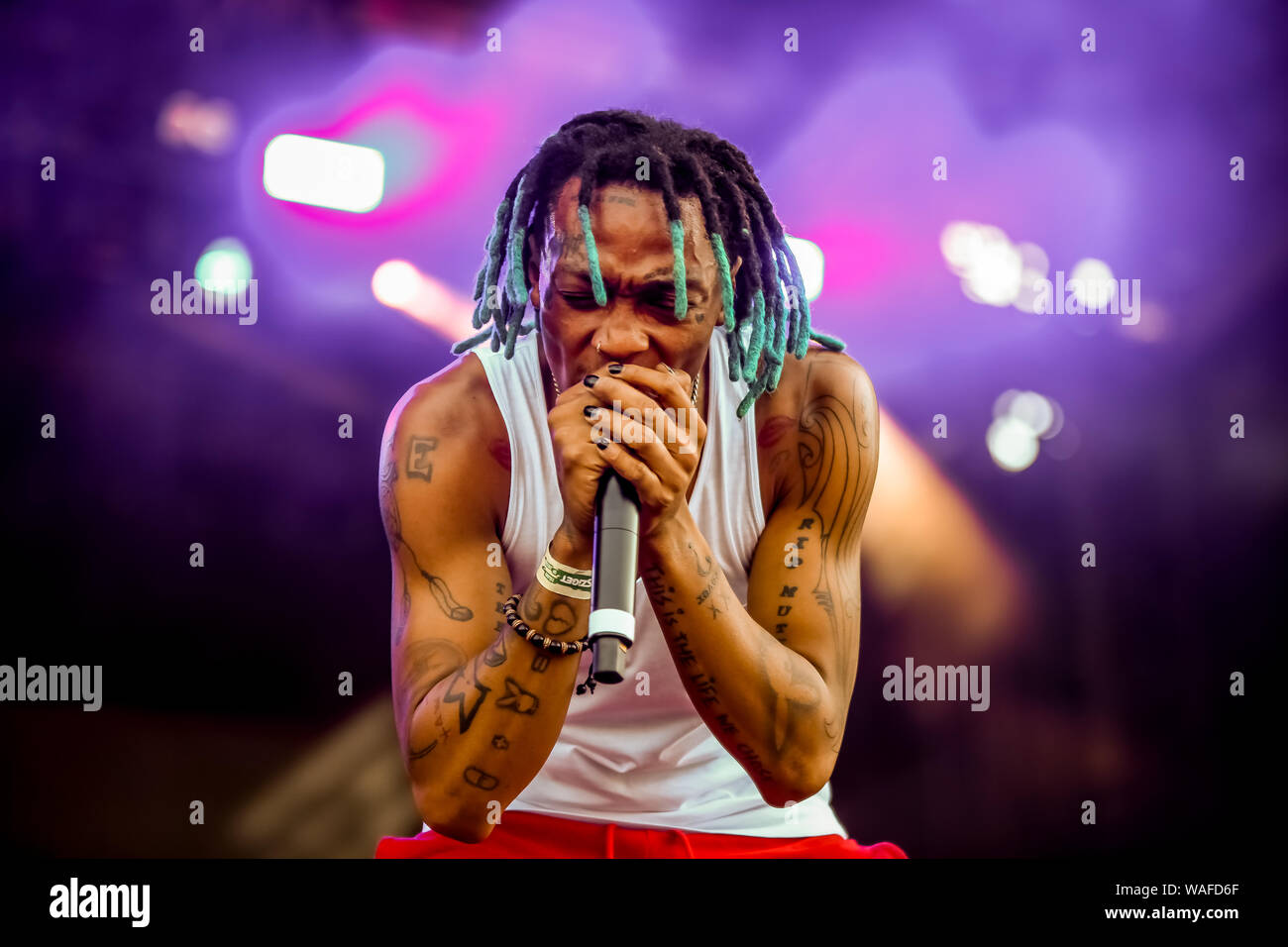 Budapest, Hungary. 11th Aug, 2019. Tyla Yaweh is an American singer ...