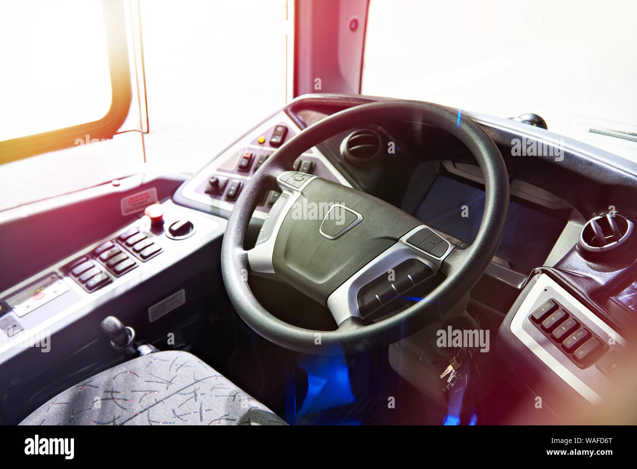 Volvo Bus Driver Cabin