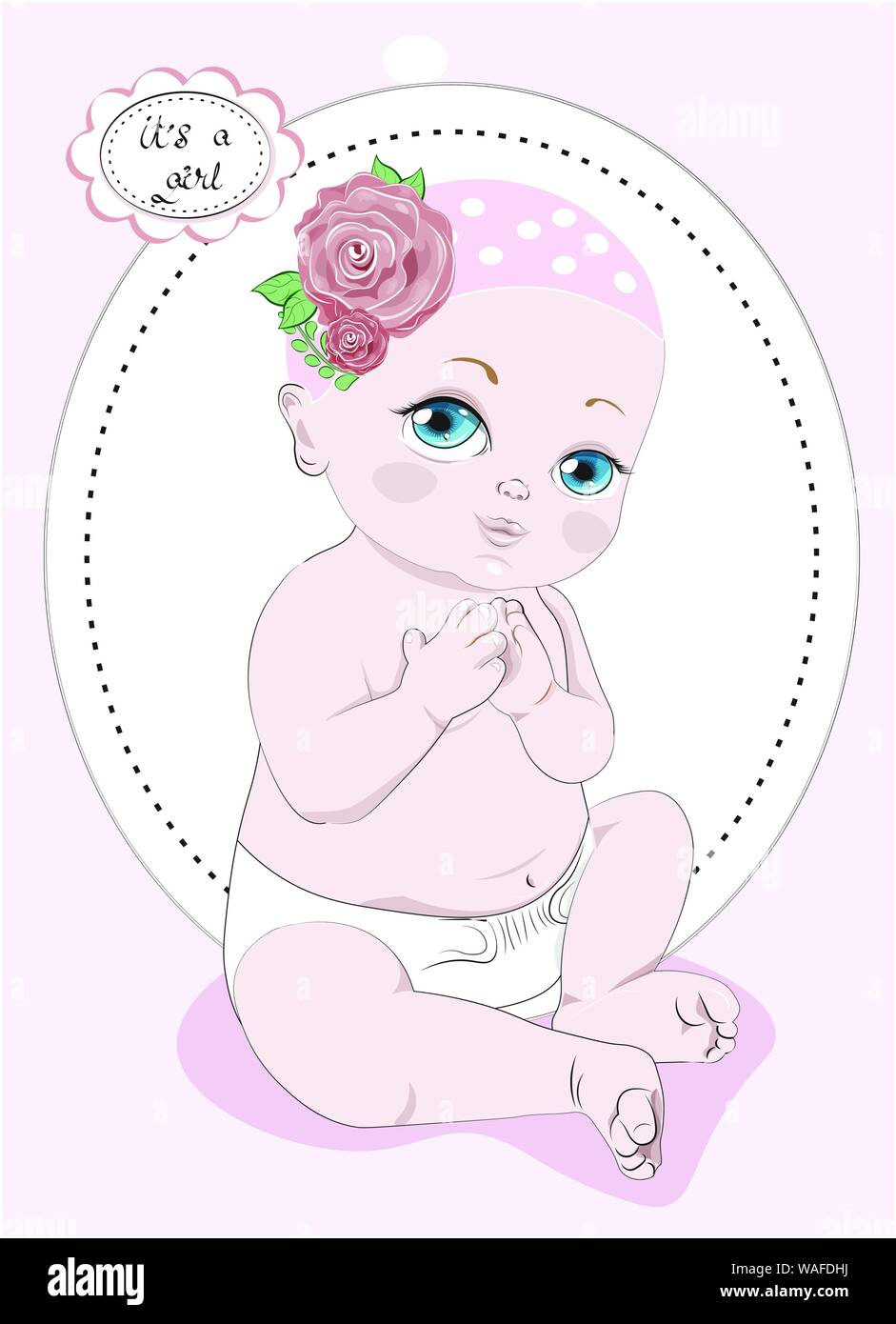 Bald child cartoon Cut Out Stock Images & Pictures - Alamy