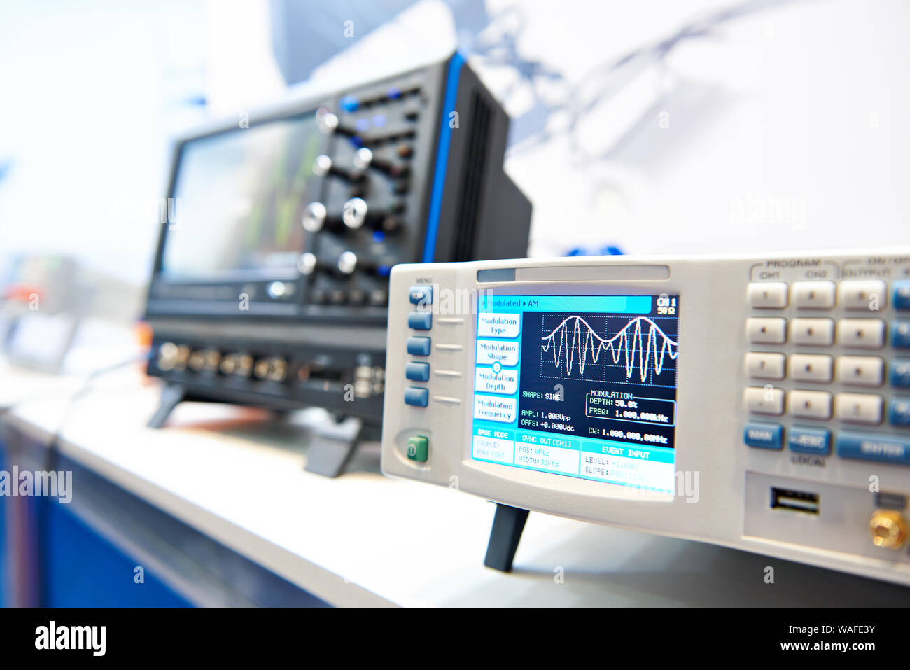 Arbitrary Waveform Generator. Radio measuring instruments Stock Photo ...