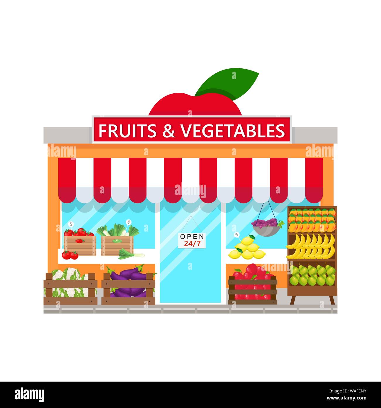 Apple storefront Cut Out Stock Images & Pictures - Alamy