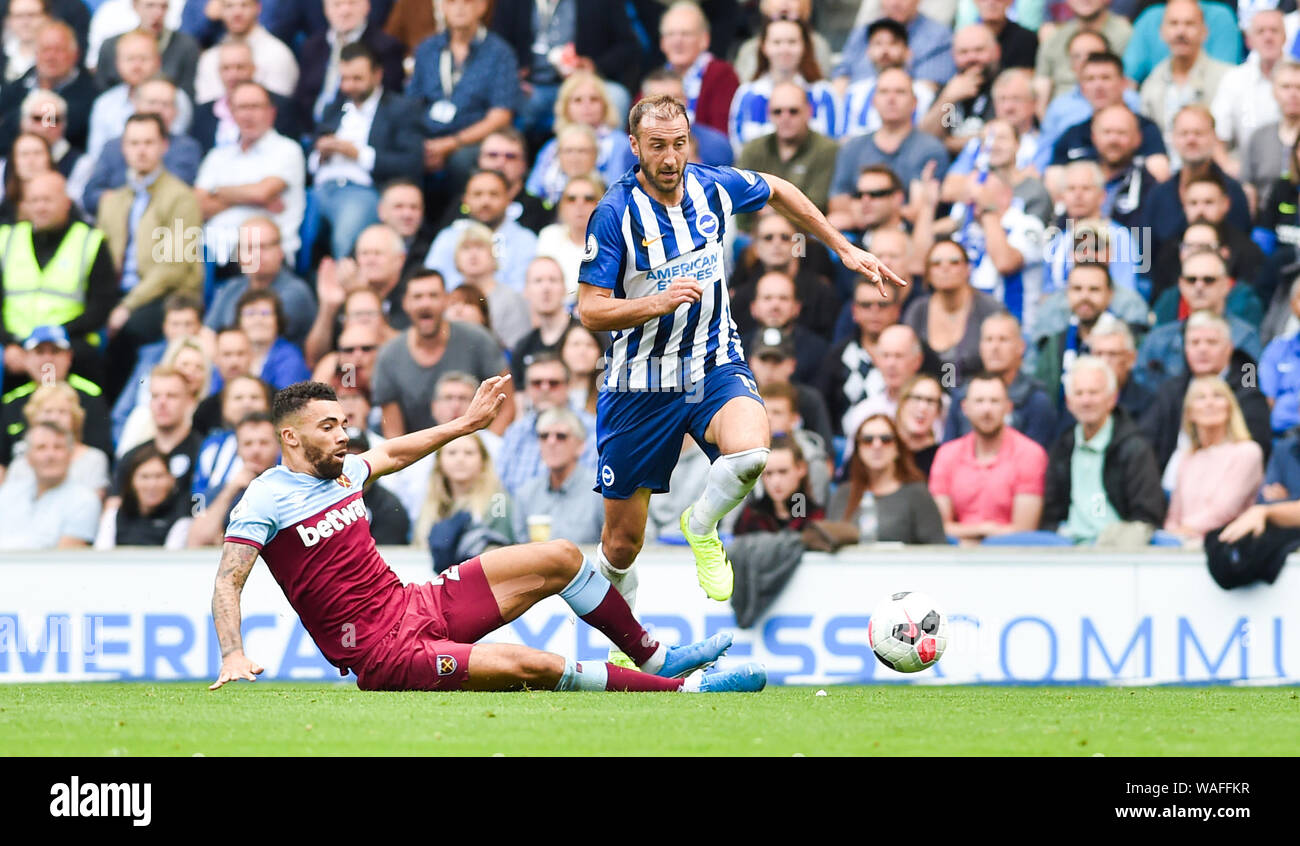 Glenn Murray of Brighton during the Premier League match between ...