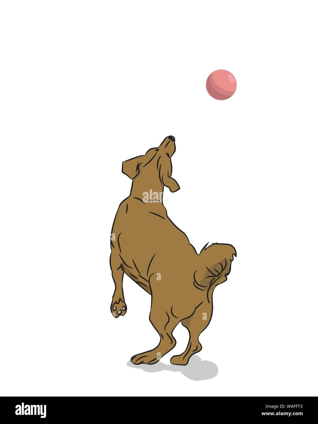 White dog ball Stock Vector Images - Alamy