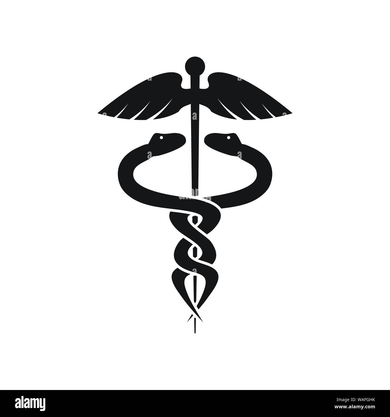Medical snake Stock Vector Images - Alamy