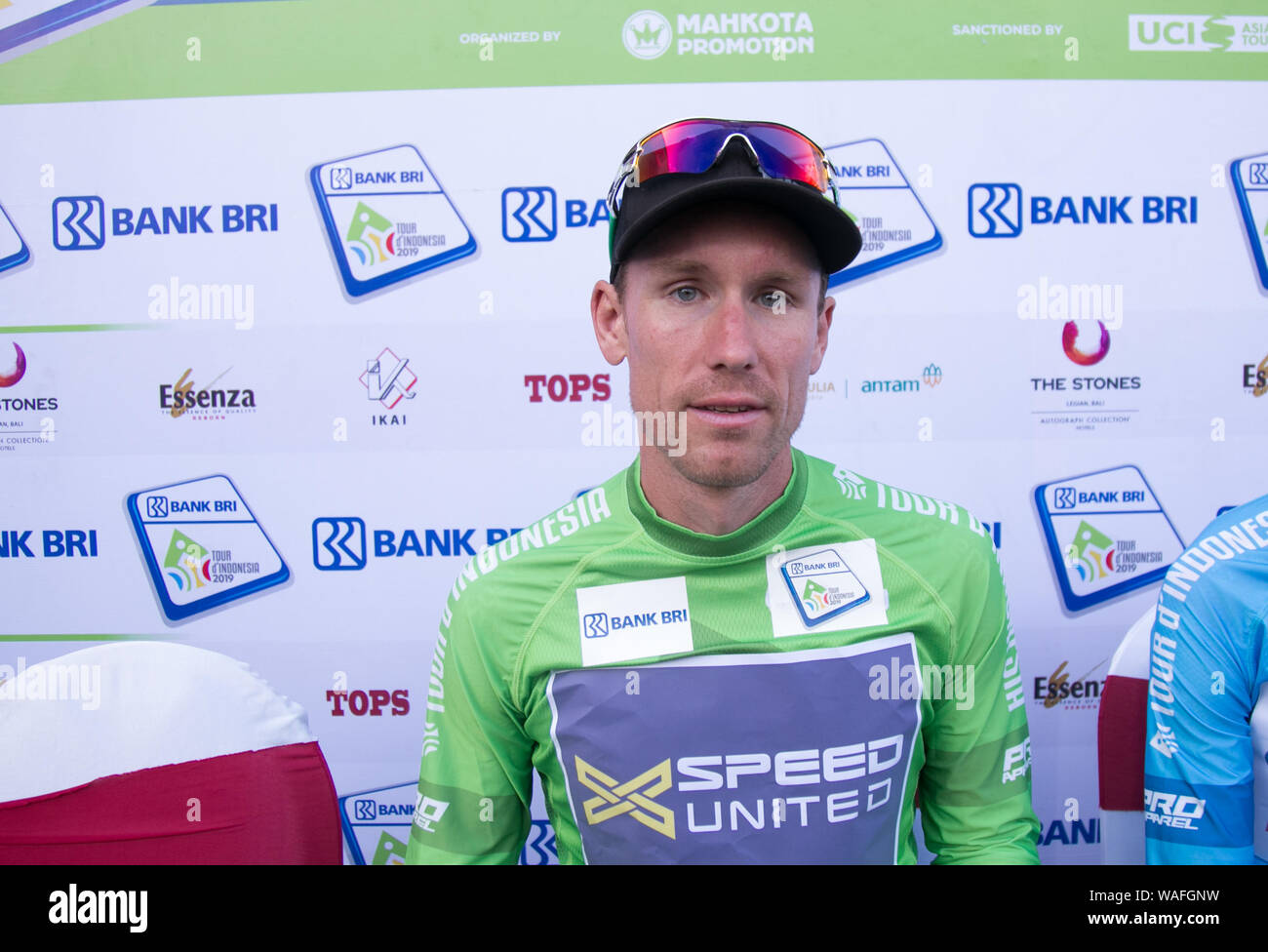 Ryan Roth (CAN) during the second stage of Tour de Indonesia.The ...