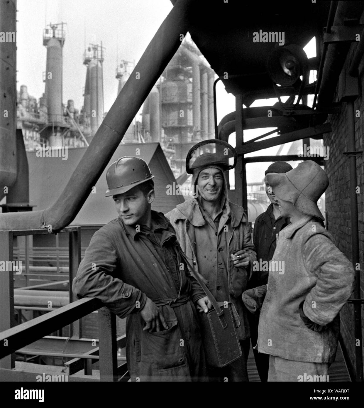 Soviet Factory Workers Black and White Stock Photos & Images - Alamy