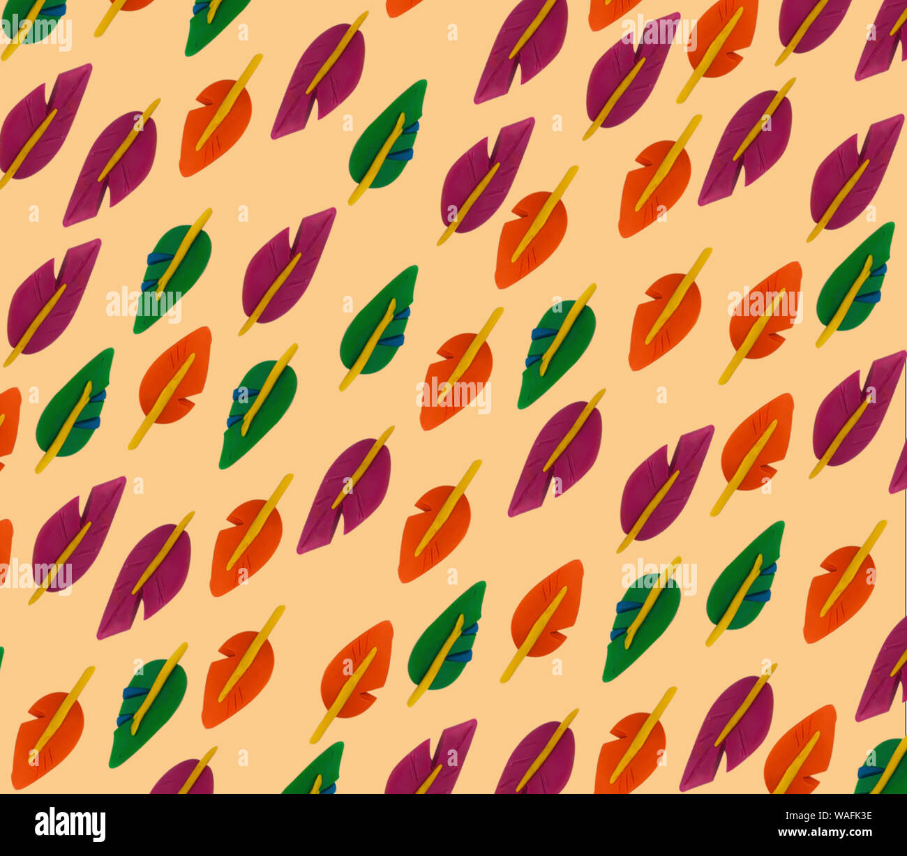 Fall leaves background forest pattern with acorns and autumn leaves ...
