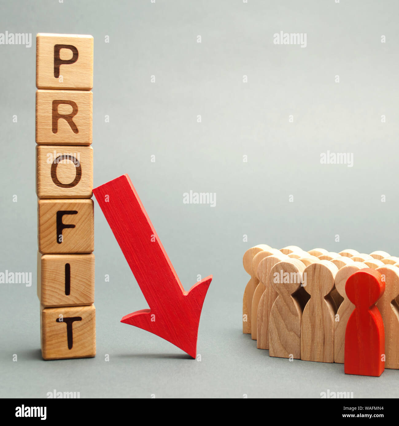 Profit down hi-res stock photography and images - Alamy