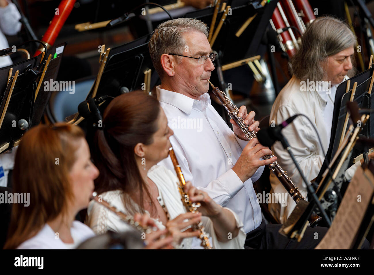 Boston Landmarks Orchestra oboe section Boston Massachusetts Stock ...