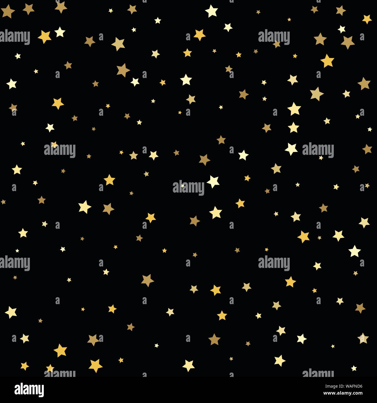 Vector illustration. Golden stars on a square background Stock Vector ...