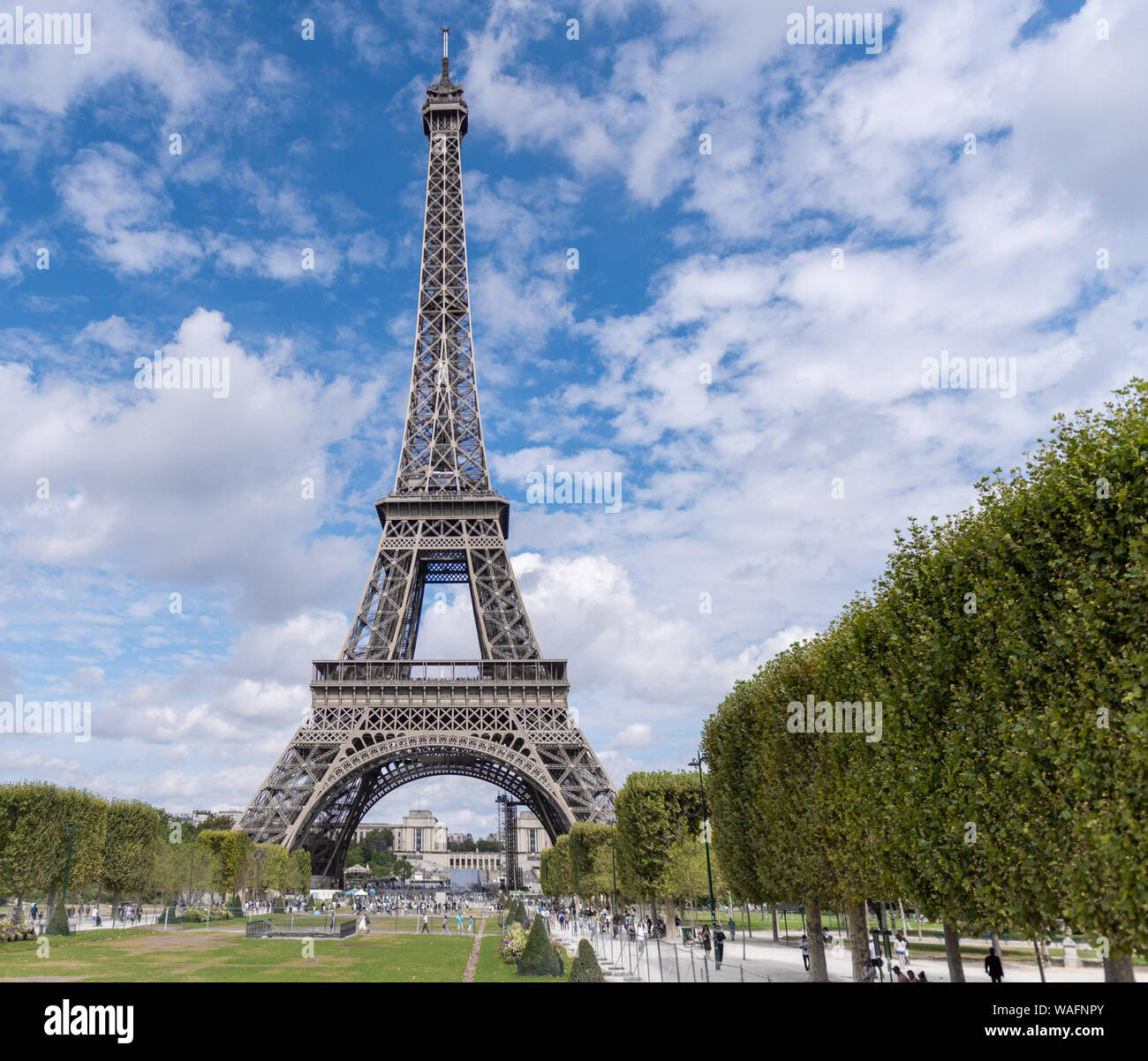 Eiffel Tower Paris France summer 2019 Stock Photo - Alamy