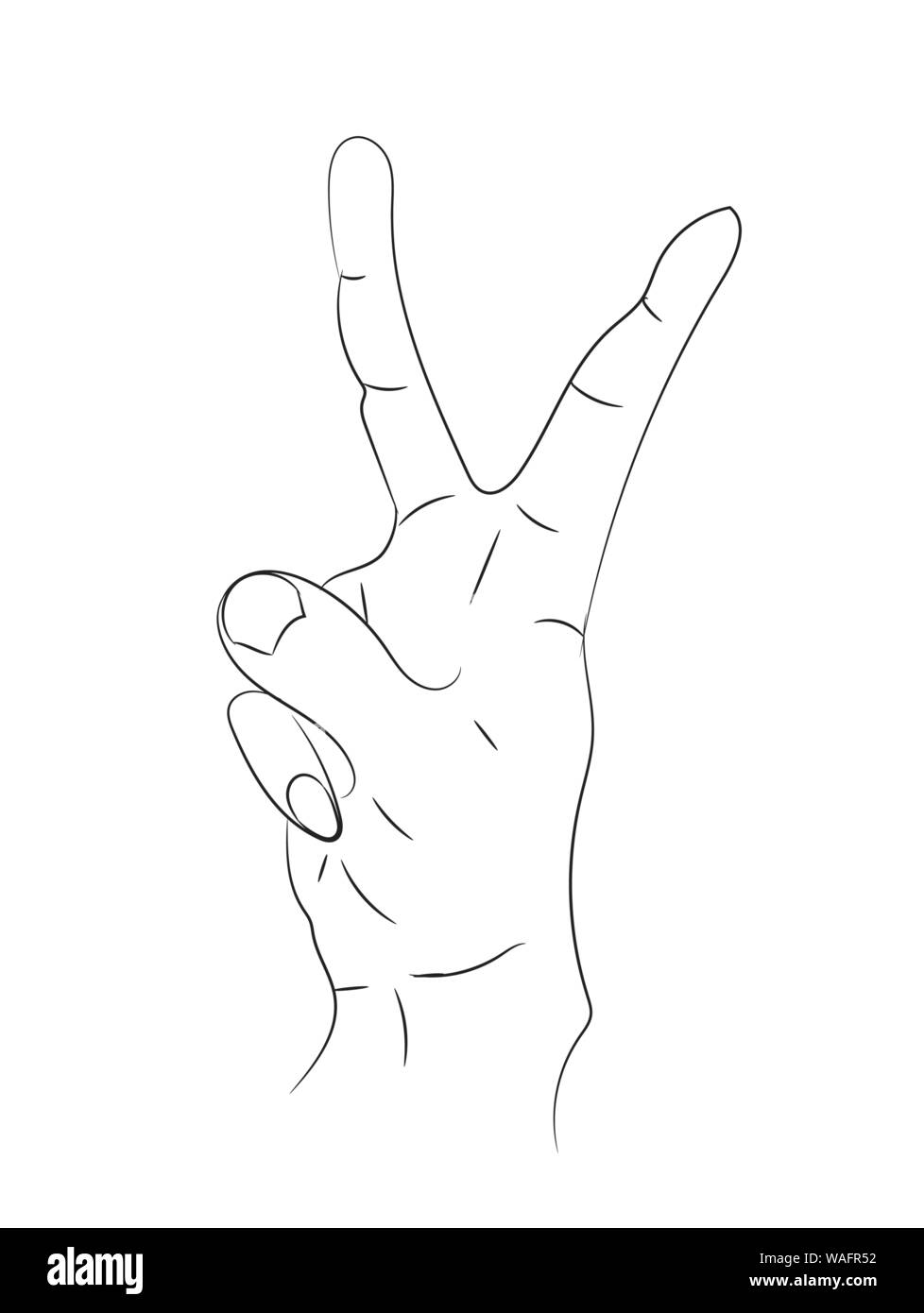 hand drawn lines, white background Stock Vector Image & Art - Alamy