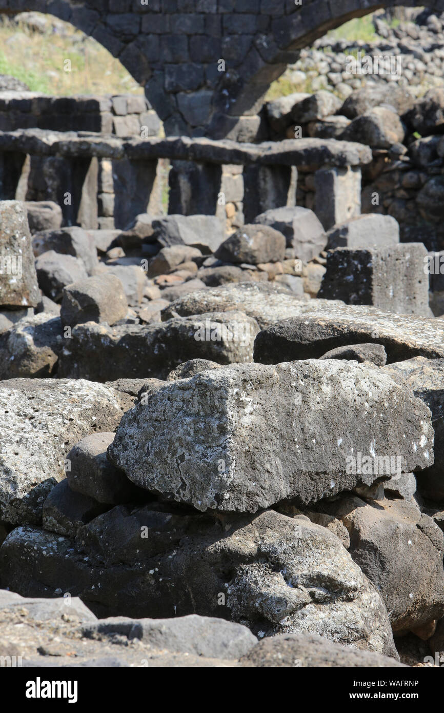 Korazim National Park. The park contains remains of the village of ...