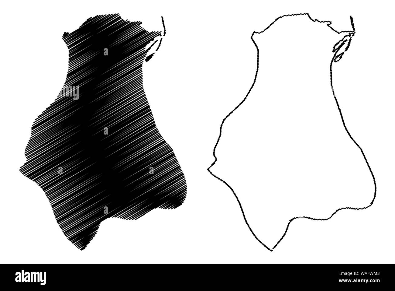 Ariana Governorate (Governorates of Tunisia, Republic of Tunisia) map ...