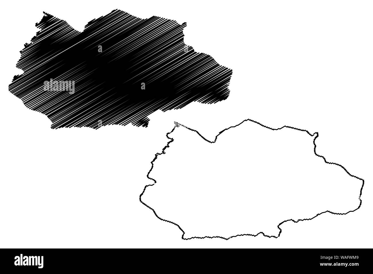 Gafsa Governorate (Governorates of Tunisia, Republic of Tunisia) map ...