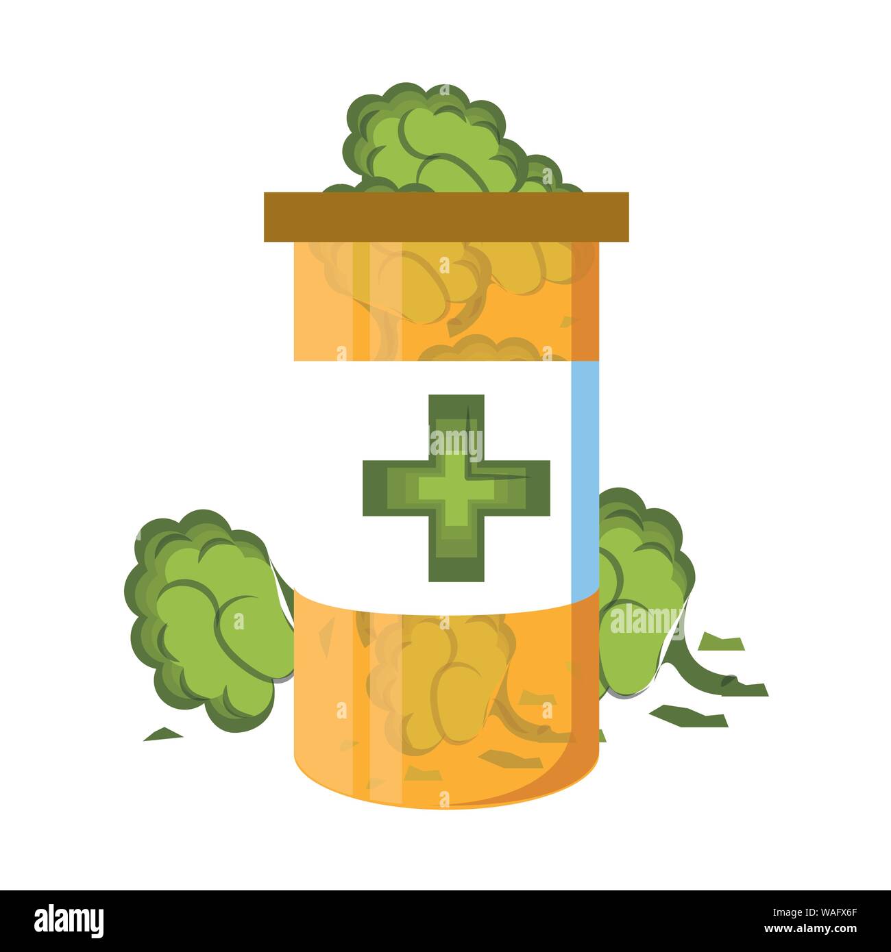 cannabis martihuana sativa hemp cartoon Stock Vector Image & Art - Alamy