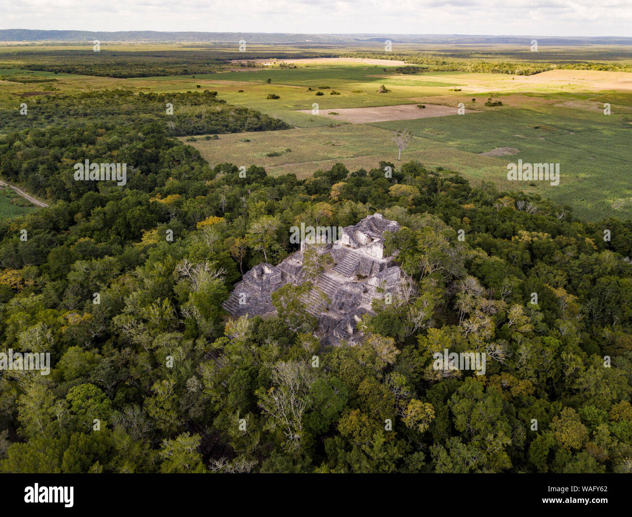 Mexico archaeology aerial view hi-res stock photography and images - Alamy