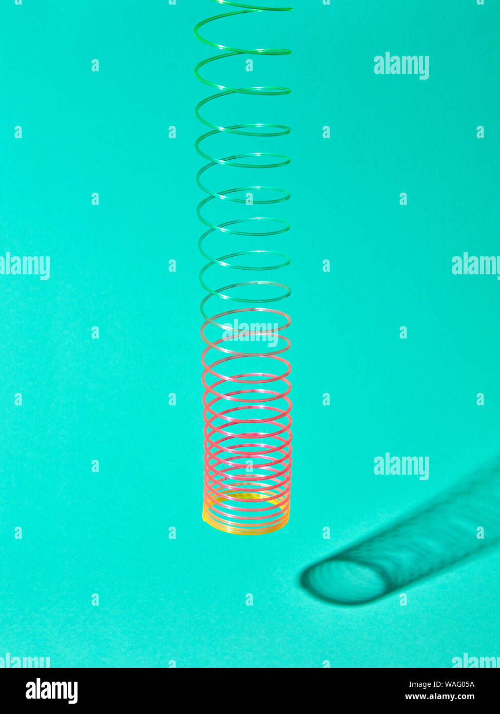 Plastic slinky toy spring stretch hi-res stock photography and images ...