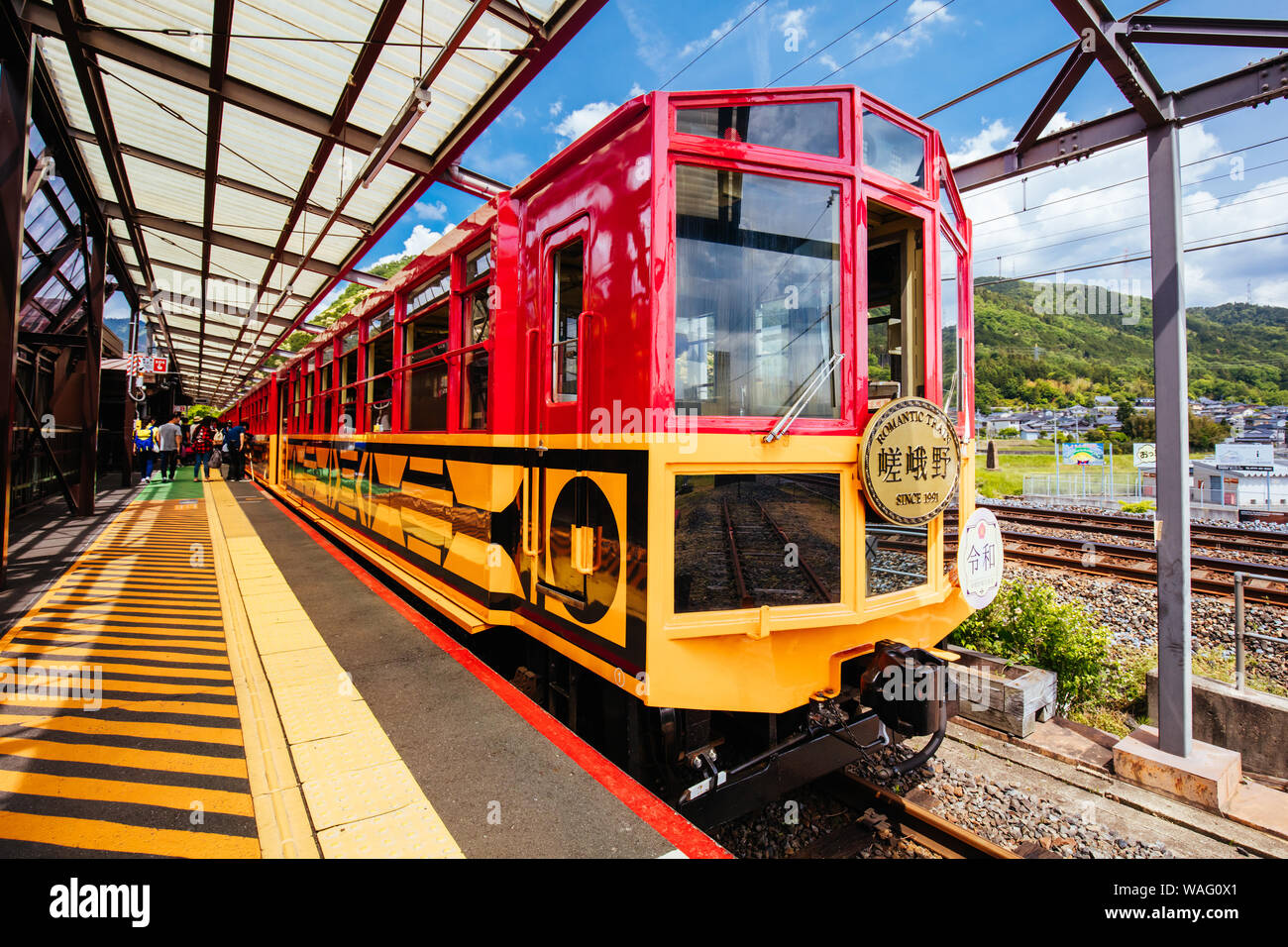 The Sagano Romantic Train Kyoto Japan Stock Photo - Alamy