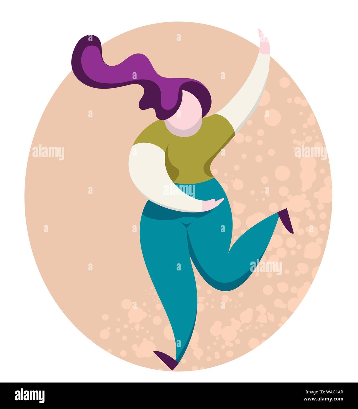 Fat Belly Dancer Cartoon