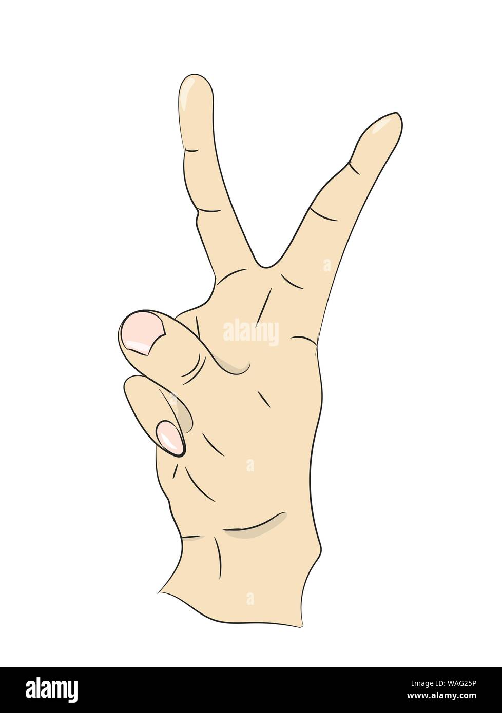 Background colored lines drawn Stock Vector Images - Alamy