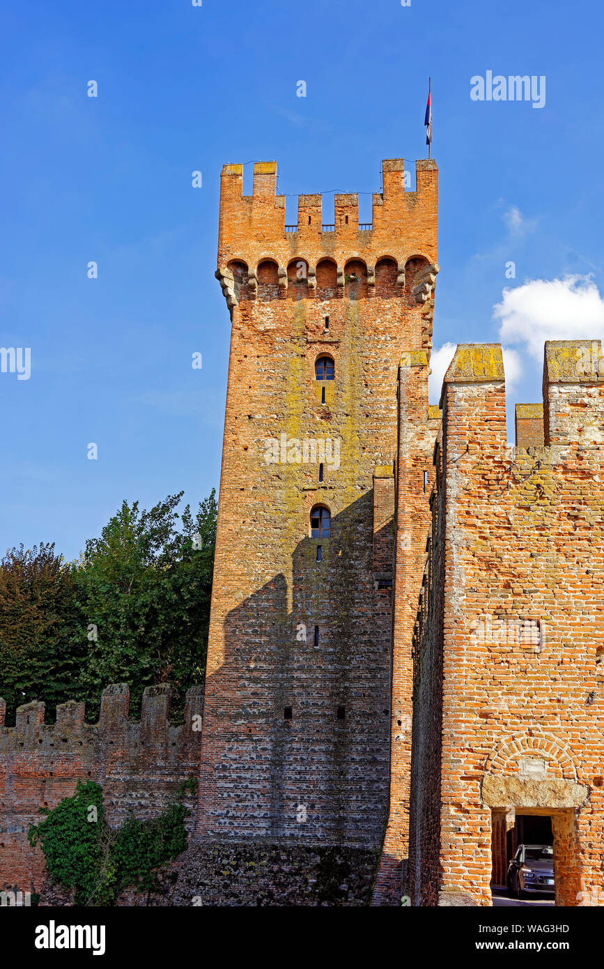 Stadtmauer, Stadttor, Rocca Degli Alberi, Porta Legnago, Montagnana ...