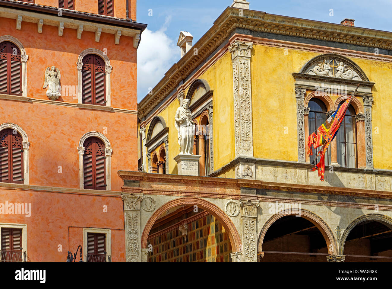 Loggia Fra Giocondo, Verona Italien (Italia), 30077133 Stock Photo - Alamy