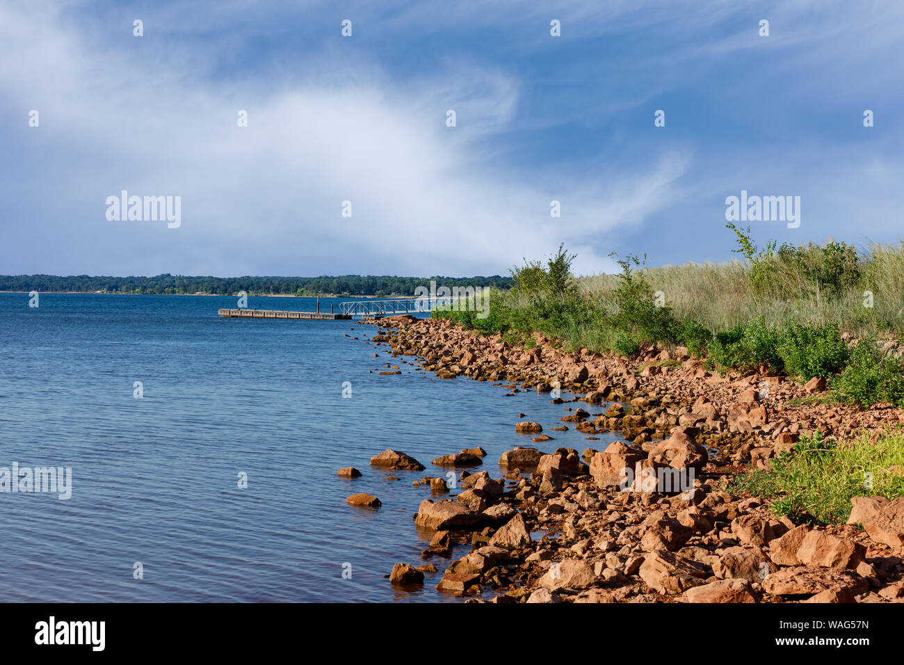 Rocks lake stone water nature hi-res stock photography and images - Alamy