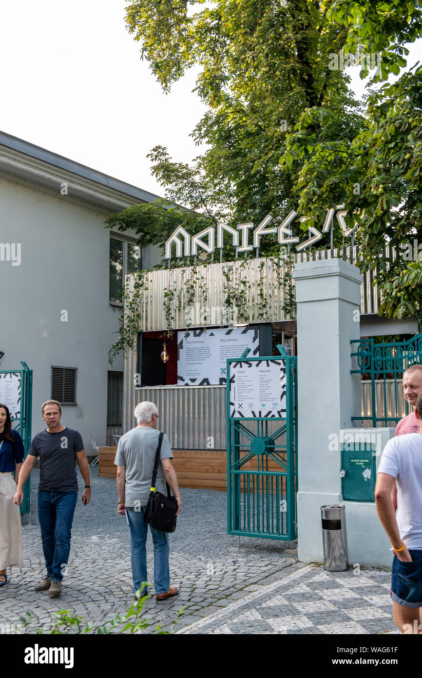 Manifesto Market (Smichov) in Prague, Czech Republic Stock Photo - Alamy