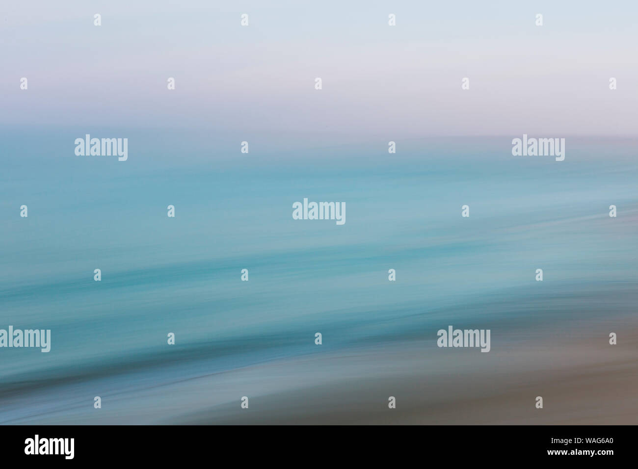 Scenic view sunset over ocean hi-res stock photography and images - Alamy