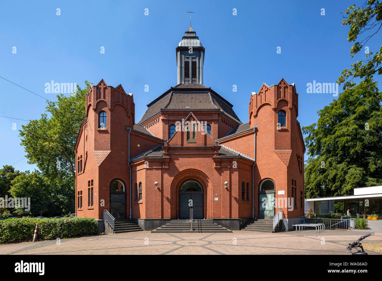 Architecture, outside view, field recording, brick building, brick ...