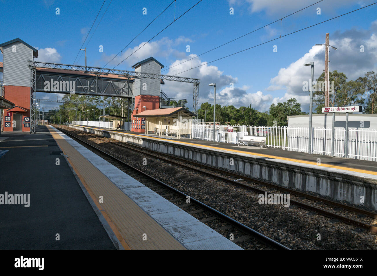 Landsborough rail station in Landsborough is a historic town on the ...