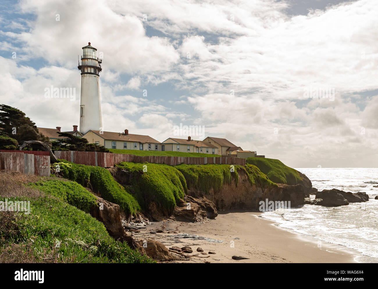 Pigeon Point Lighthouse is a lighthouse in California Stock Photo - Alamy