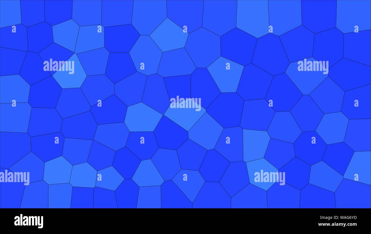 Stained glass colorful voronoi, vector eps abstract. Irregular cells ...