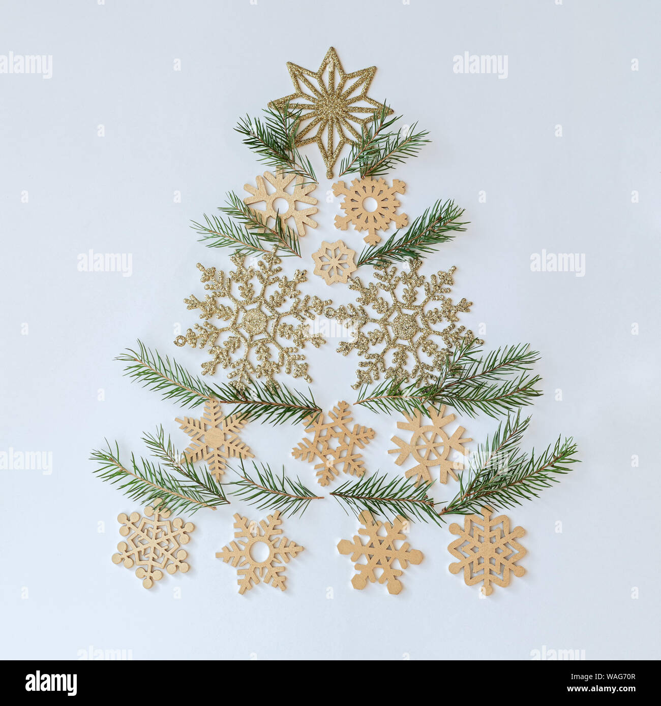 Christmas composition tree made hi-res stock photography and images - Alamy