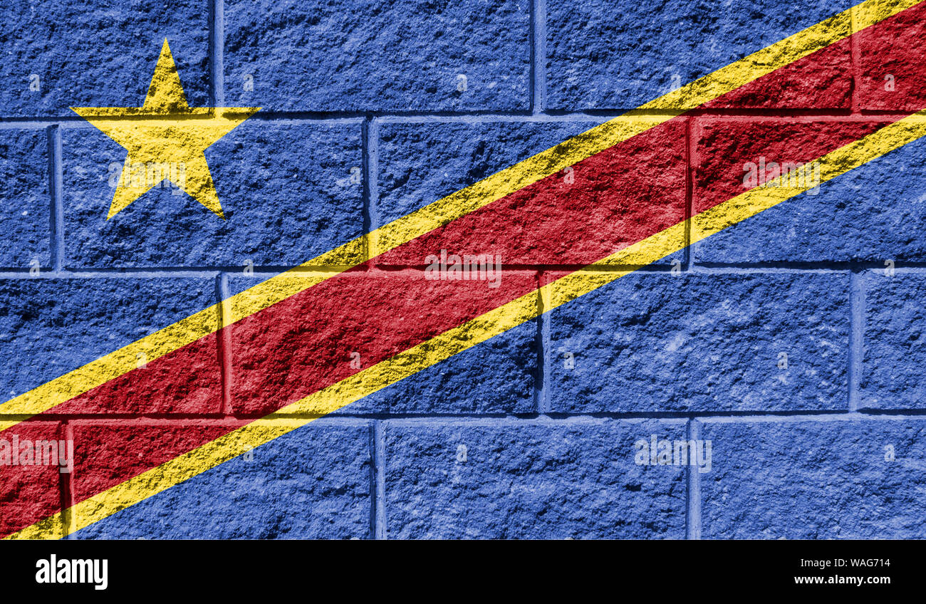 Congo cracked flag hi-res stock photography and images - Alamy