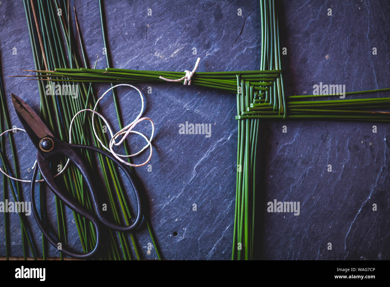 St. Bridget's Day crosses made out of rushes, an Irish tradition ...
