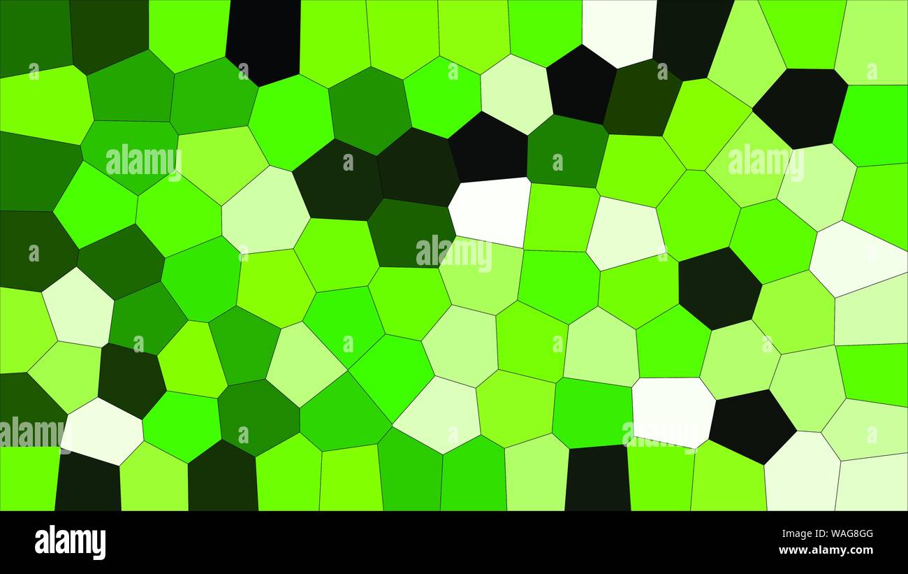 Stained glass colorful voronoi, vector eps abstract. Irregular cells ...