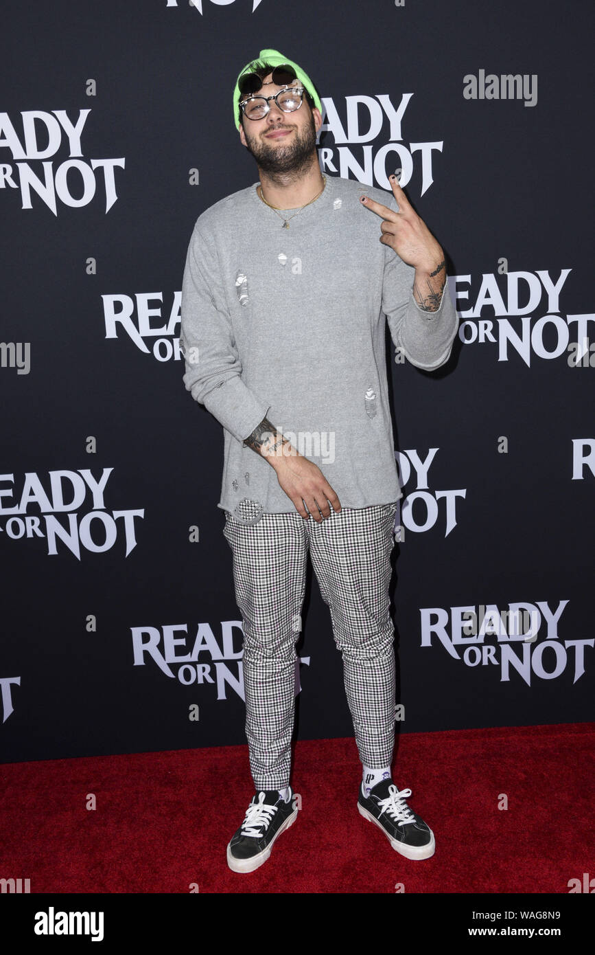 August 19, 2019, Culver City, California, USA: CHAD TEPPER attends the ...