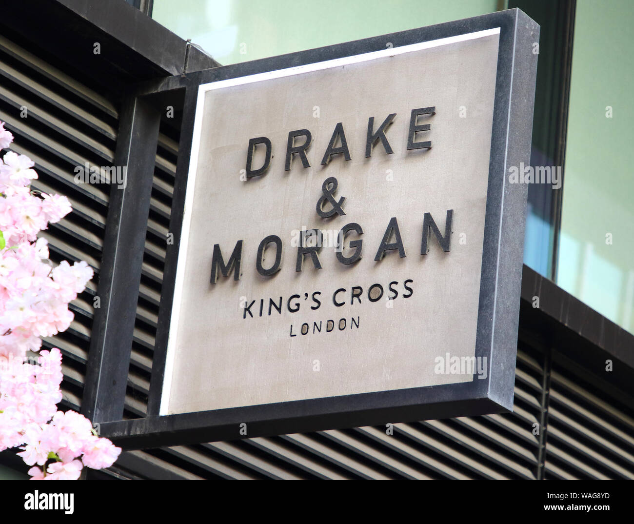 London, UK. 19th Aug, 2019. Cocktail bar and restaurant Drake & Morgan ...