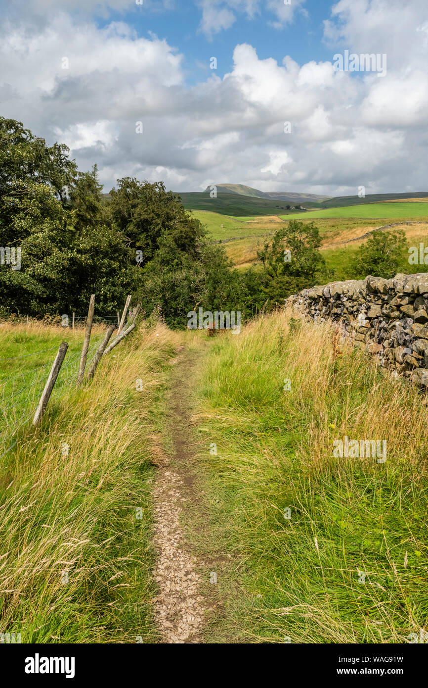 Catrigg Force above Stainforth Force in the Yorkshire Dales Stock Photo ...