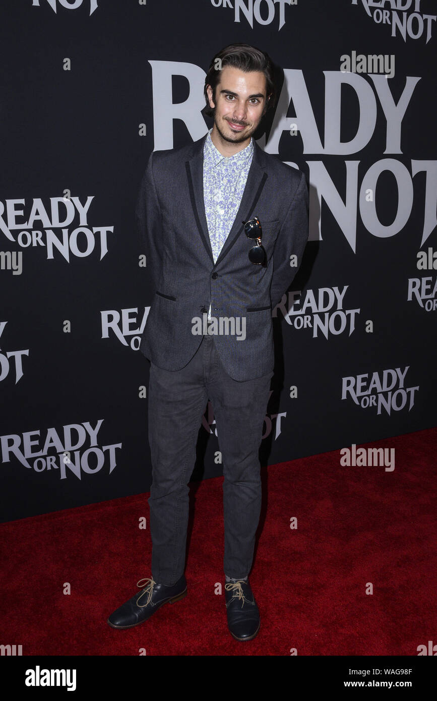 August 19, 2019, Culver City, California, USA: JOEY RICHTER attends the ...