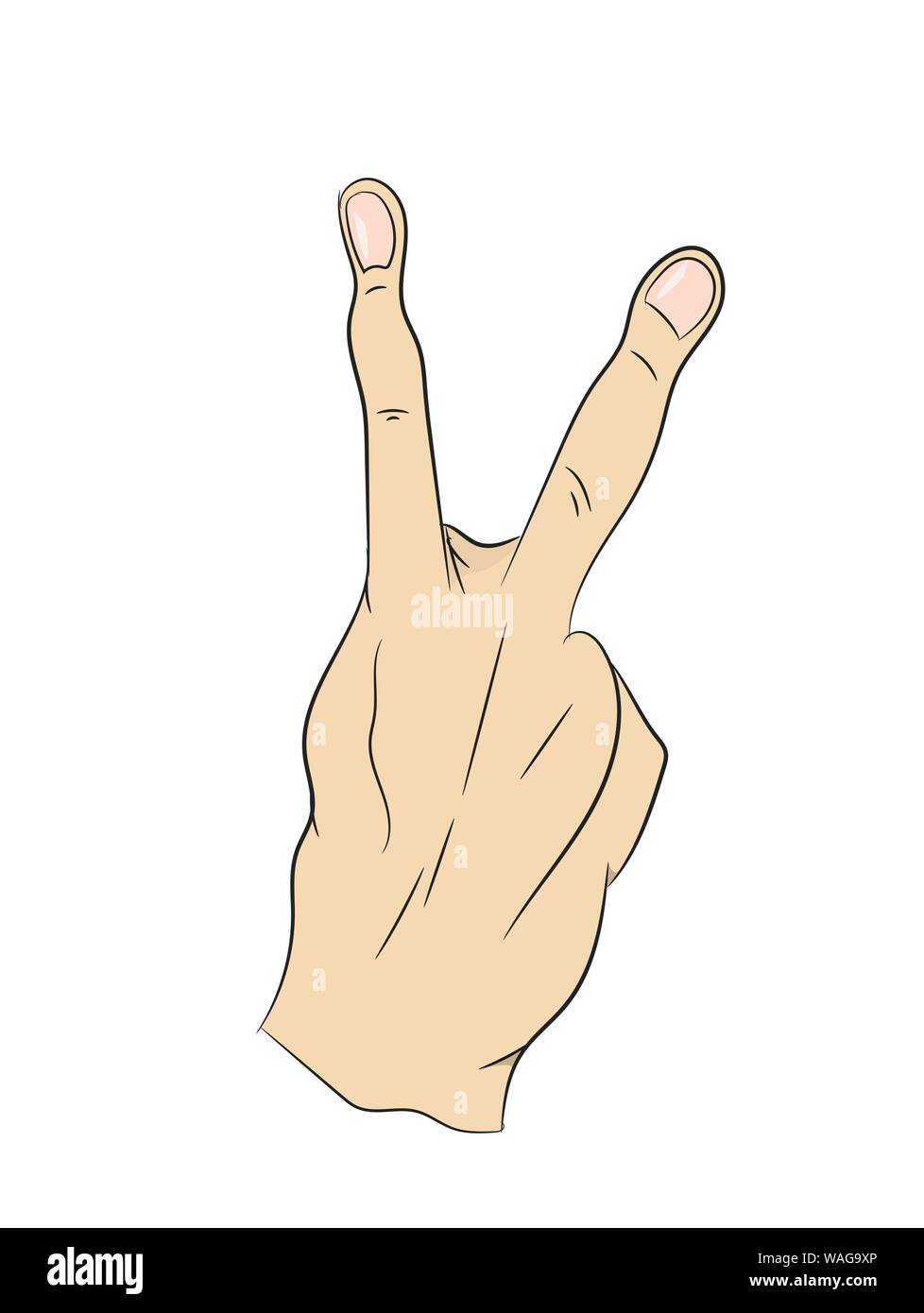 colored hand drawn lines, vector, white background Stock Vector Image ...