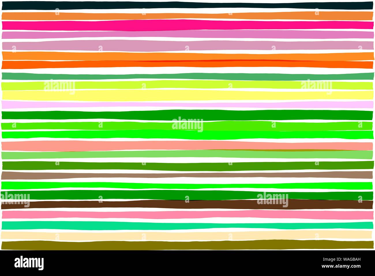 Colorful gradient parallel horizontal lines pattern for artwork, layout ...