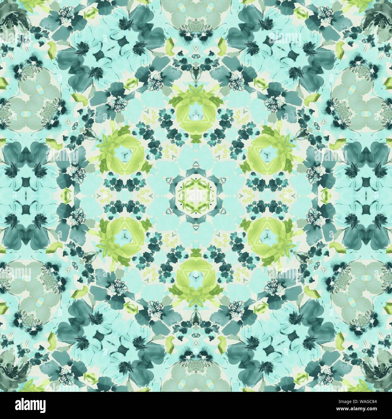 Abstract colorful hexagon square geometric seamless pattern symmetric ...
