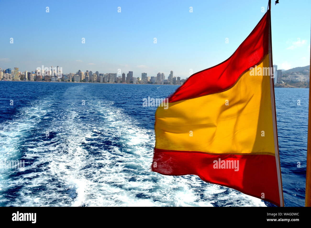 Benidorm flag hi-res stock photography and images - Alamy