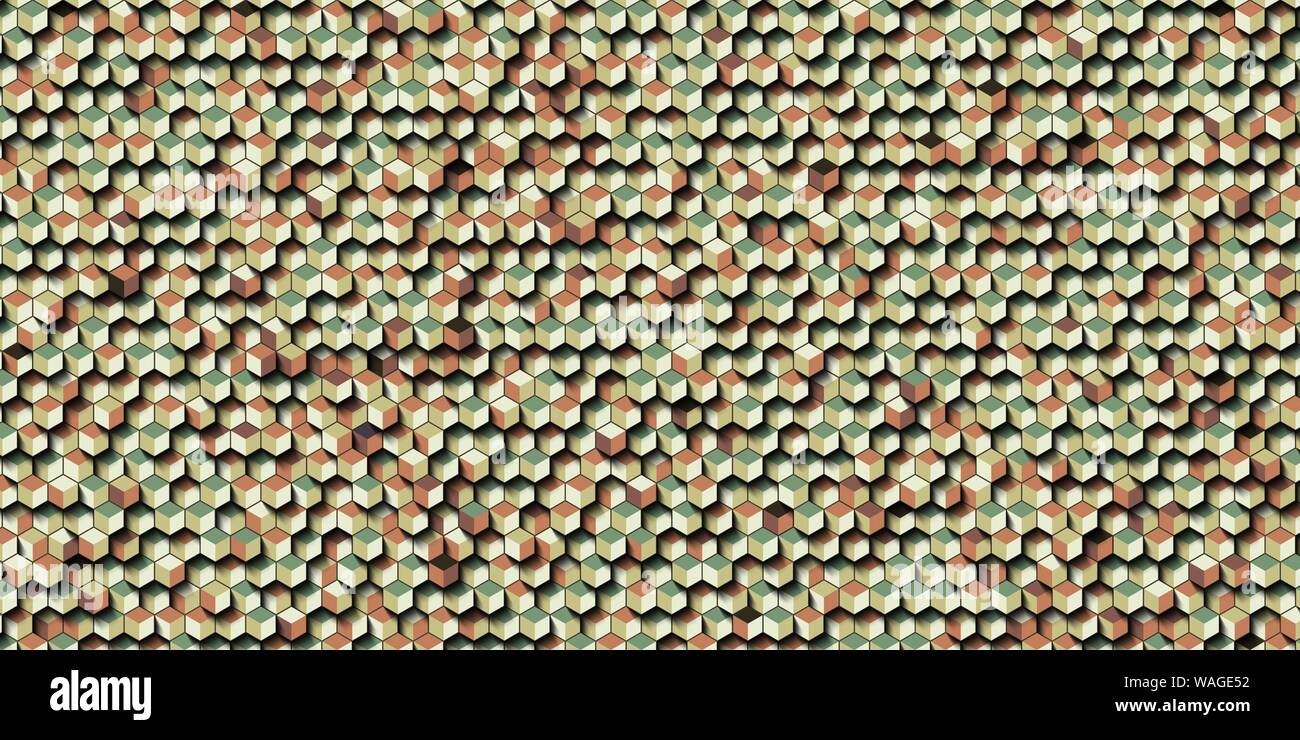 Abstract colorful honeycomb honey seamless pattern hexagon mosaic ...