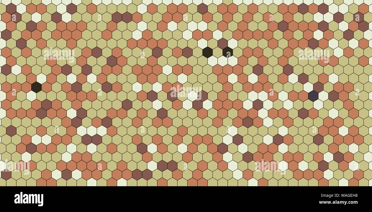 Abstract colorful honeycomb honey seamless pattern hexagon mosaic ...