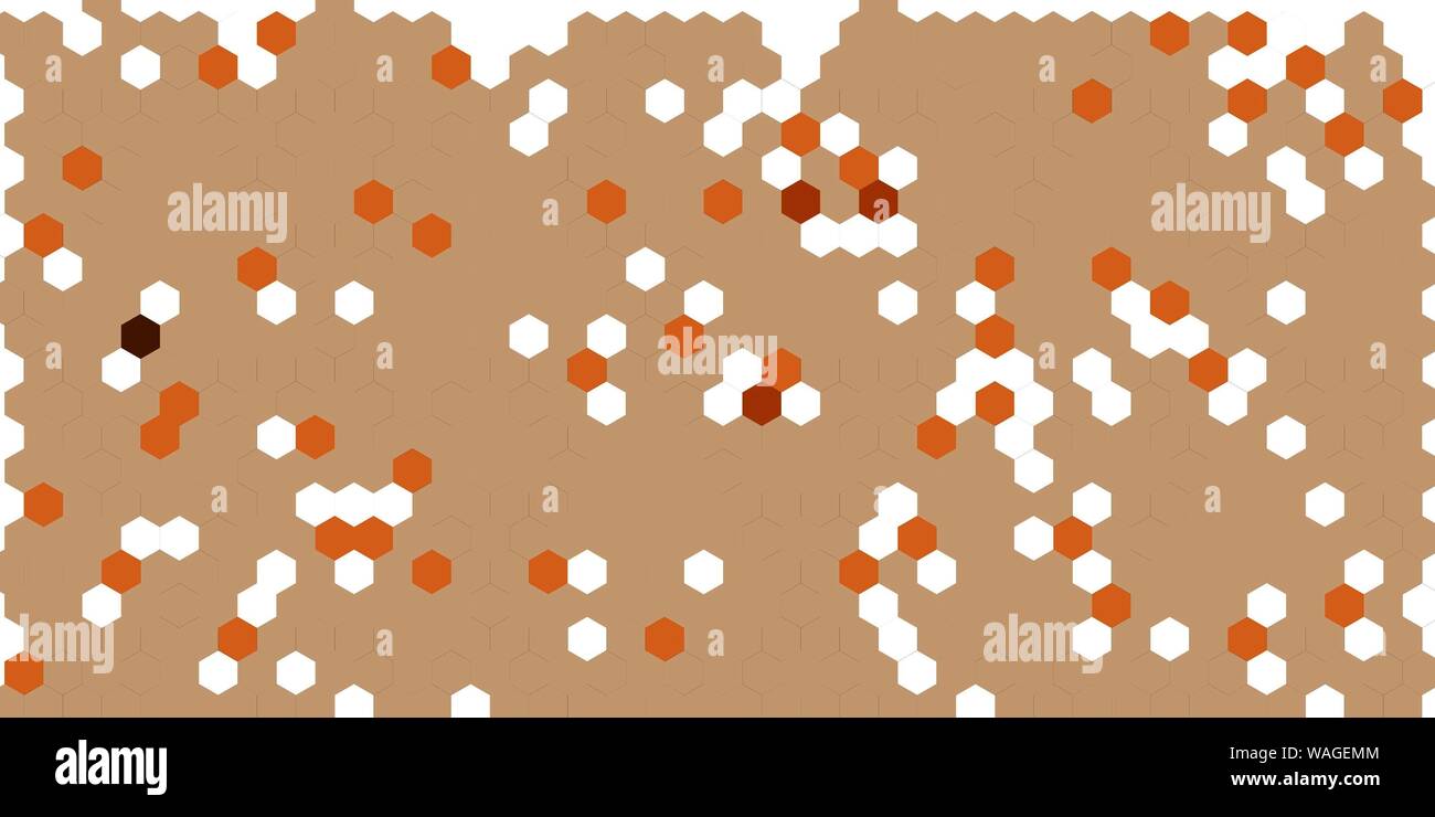 Abstract colorful honeycomb honey seamless pattern hexagon mosaic ...