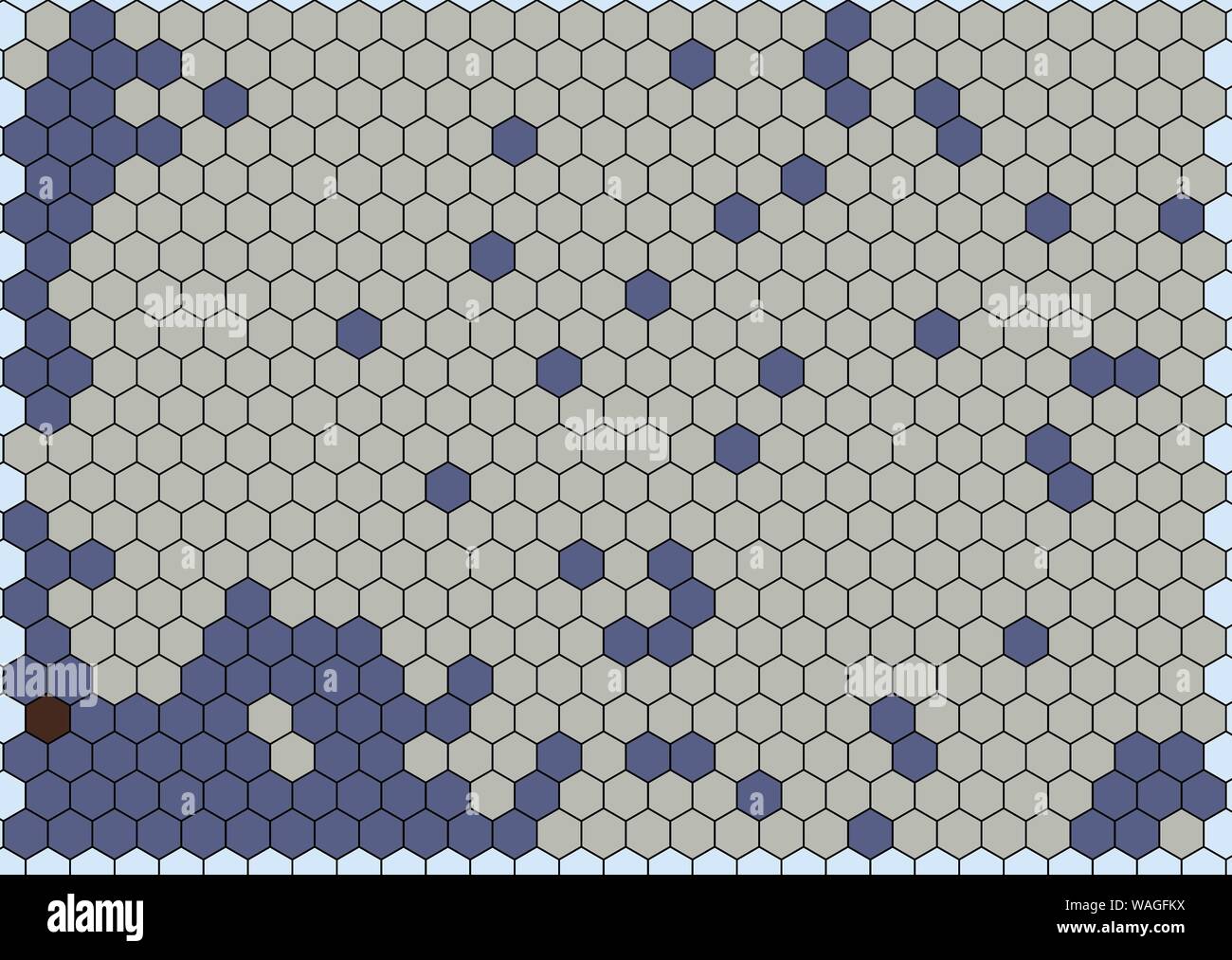 Abstract colorful honeycomb honey seamless pattern hexagon mosaic ...